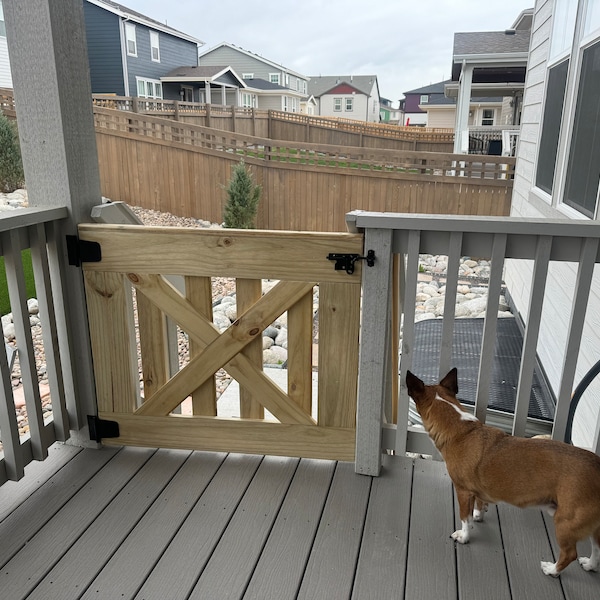 Baby or Animal Gate for Unusual Areas - Etsy