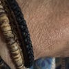 Black Macrame Bracelet for Men, Men's Bracelet With Toho Beads ...