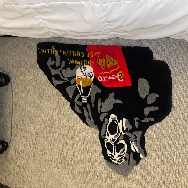 Custom Tufted Scream Rug - Etsy