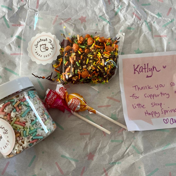 Sprinkles Gift Set | Sprinkle Gift Box | Nonpareil Sprinkles - Etsy