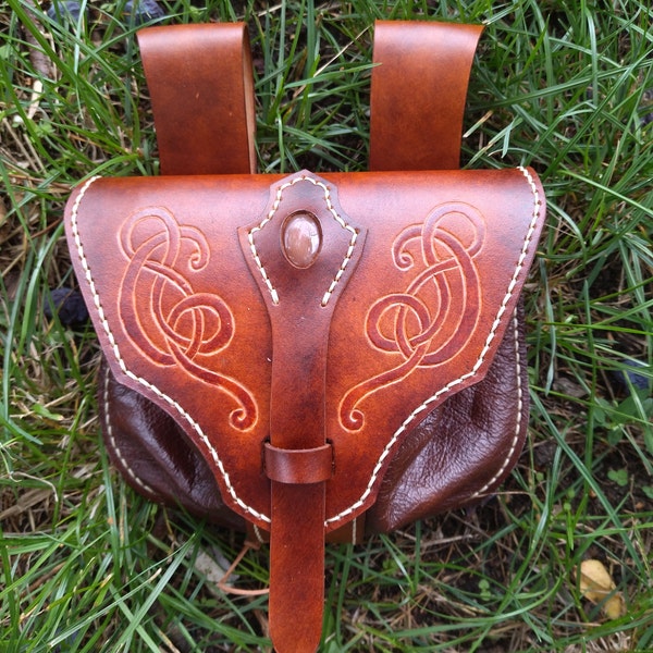 Leather Medieval Pouch Pattern / Digtial Download / Knotwork - PDF ...