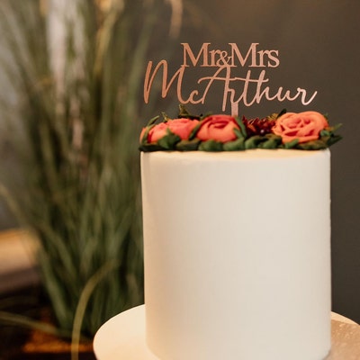 Personalised Cake Topper Original Design and Font Combined - Etsy