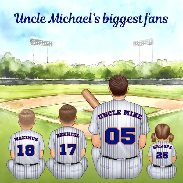 Baseball Family Clipart: DIY Sports Graphics (digital Download) - Etsy