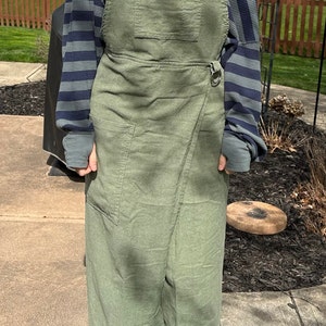 Green Durable Cotton Canvas Pottery Apron Ceramic Apron Throwing Apron ...