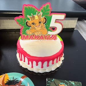 3 Tier Baby Lion King Simba Diaper Cake Party Decoration - Etsy