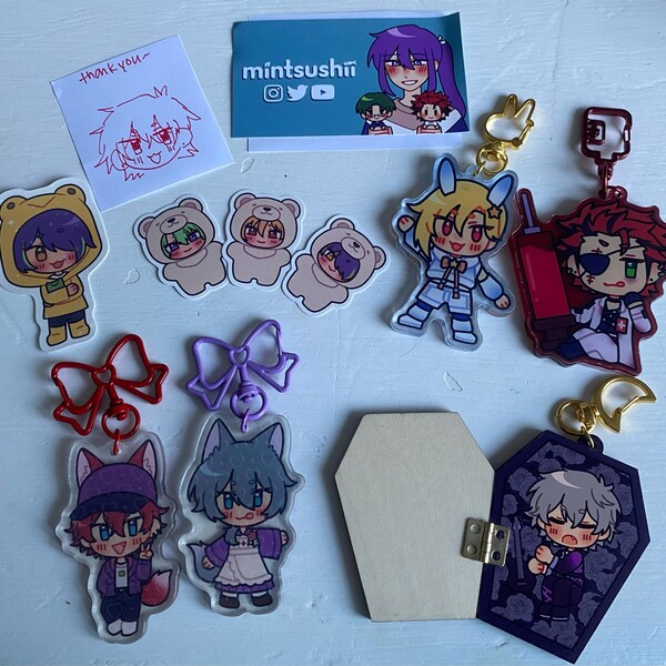 Ensemble Stars Bogie Time Keychain Charms - Etsy