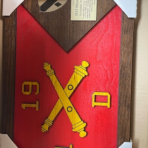 Battalion Colors Replica Plaque | Etsy