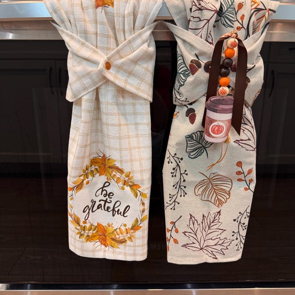 Christmas Kitchen Towel, Stay Put Towel, Oven/stove Handle Towel, Dish ...