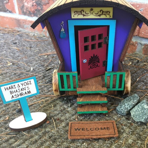 Welcome Mat, Dollhouse Miniature Brown Dollhouse Door Mat, Dollhouse ...