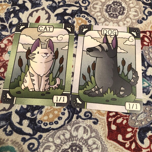 5 Dog // Rin and Seri // Tokens for Magic the Gathering - Etsy