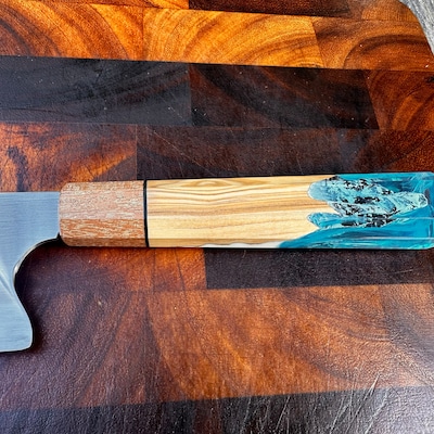 Japanese Wa Handle Octagonal Knife Handle Model: Ice Age - Etsy