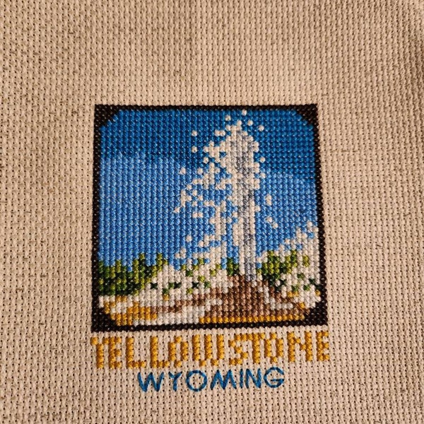 North Carolina State Flag Cross Stitch Pattern, America Flag, Mini ...