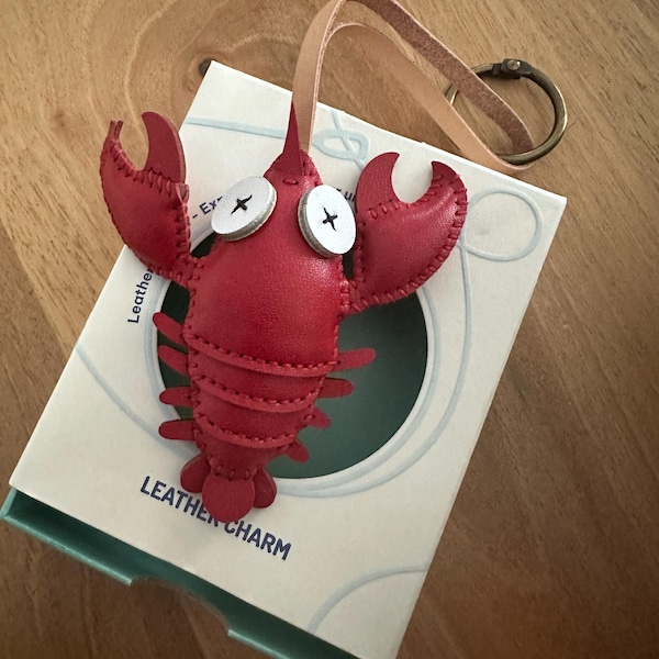 Crawfish Bag Charm, Unique Microfiber Bag Charm, Cute Key Chain ...
