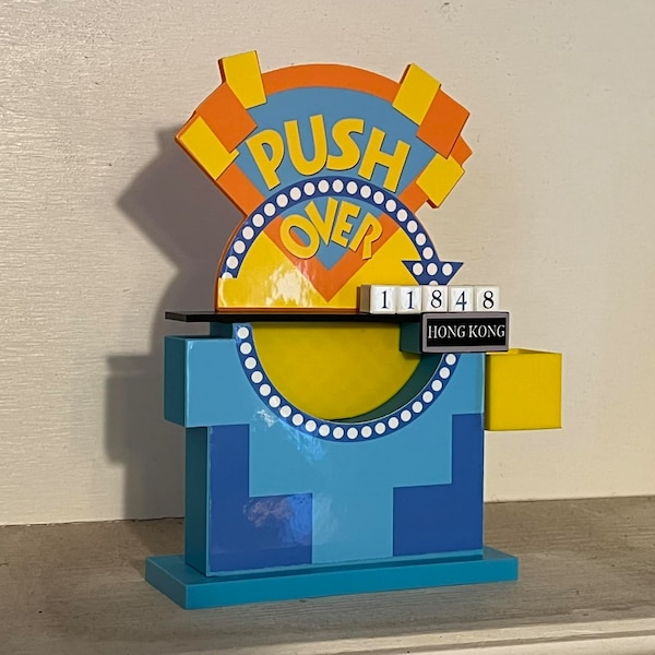 The Price is Right "push Over" Pricing Game - 8 Inches High X 6 Inches ...