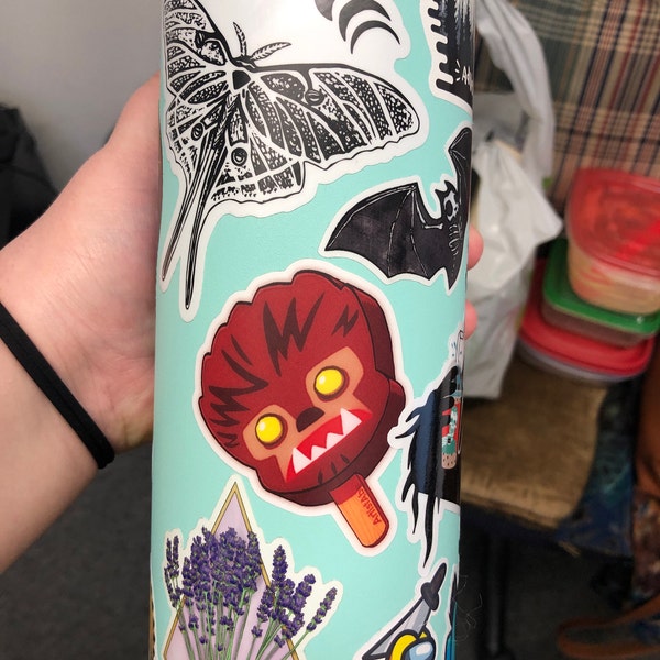 Wolfman Popsicle Sticker - Etsy