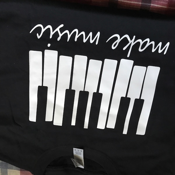 Make Music Shirt , Pianist T-shirt , Piano Teacher , Piano Lover Shirt ...