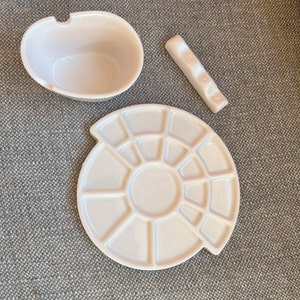 Ceramic Watercolor Kit, Watercolor Palette, Ceramic Artists Palette ...