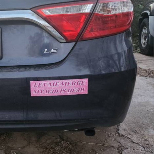 Pls Don't Honk I'm Already Crying Meme Bumper Magnet for Car Y2k Decal ...