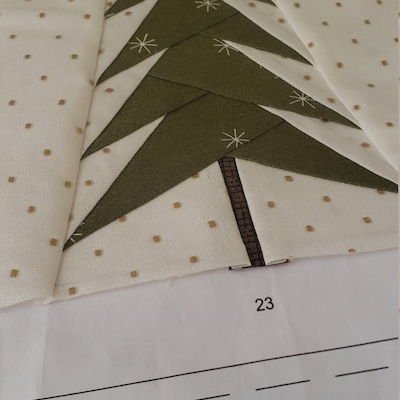 Christmas Tree Paper Piecing Pattern, PDF - Etsy