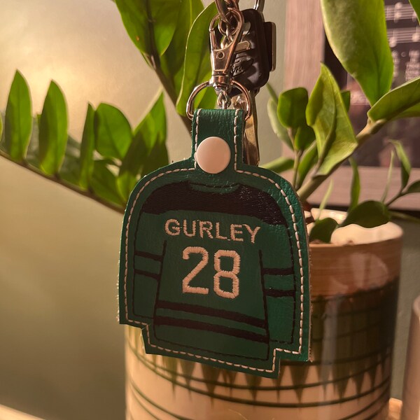 Hockey Keychain / Goalie Keychain / Bag Tags / Hockey Mom / Hockey Dad ...