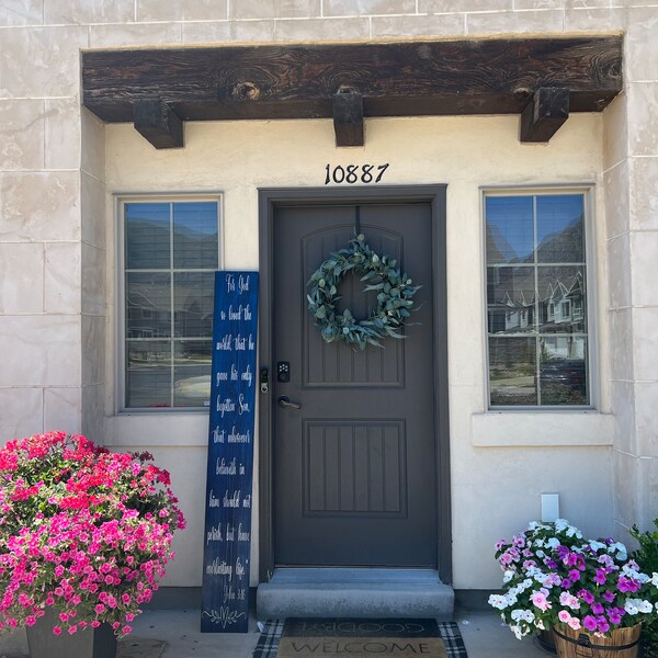 Hello Cursive Welcome Porch Sign, Summer Sign, Spring Sign, Modern ...