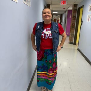 Stacked Cotton Ribbon Skirts With Hanging Ribbon Women's Ribbon Skirts ...