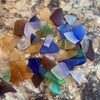 Small Sea Glass Beach Glass Frosty Tumbled Beach Glass Great for Stain ...