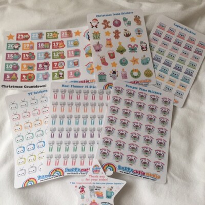 42 Cute Tv/programme Planner Stickers - Etsy