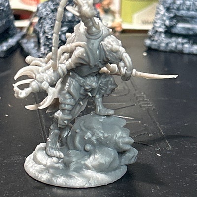 Demonic Lord Heretic Knights Ghamak Resin Miniatures for Tabletop Dnd ...