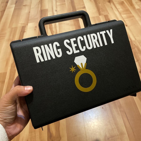 Ring Security Briefcase, Ring Bearer Briefcase, Ring Security Case ...
