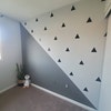 4" Triangle Wall Vinyl Decal Sticker - Set of 10 - Etsy