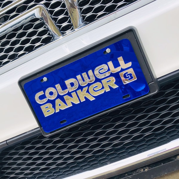 Custom Mirror "dark Blue" License Plate, Car Tag, Personalized Car Tag ...