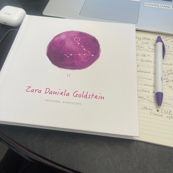 Astrology Birth Chart Reading In Hardcover Book 100 Personalized