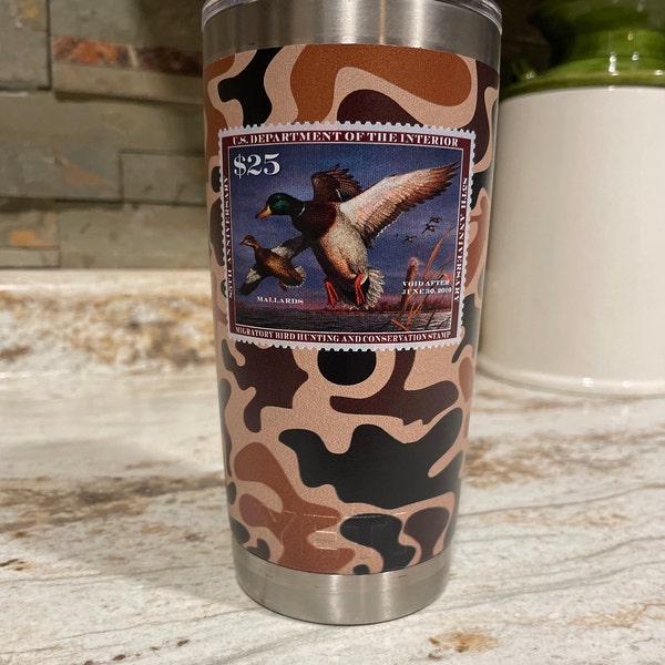 Yeti 30 Oz Tumbler Duck Stamp Old Camo 2013 WOOD DUCK - Etsy