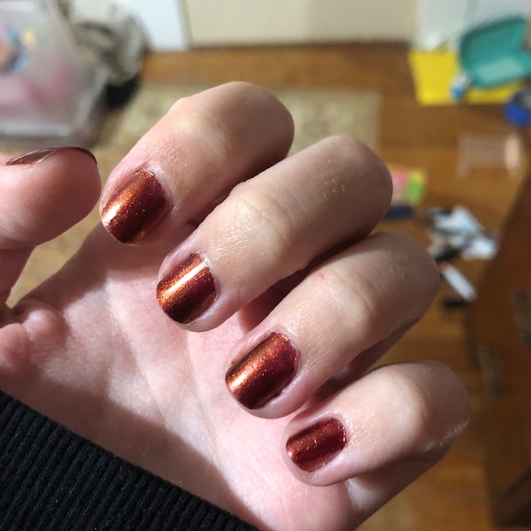 Poison - Blood Red Magnetic Nail Polish - Etsy