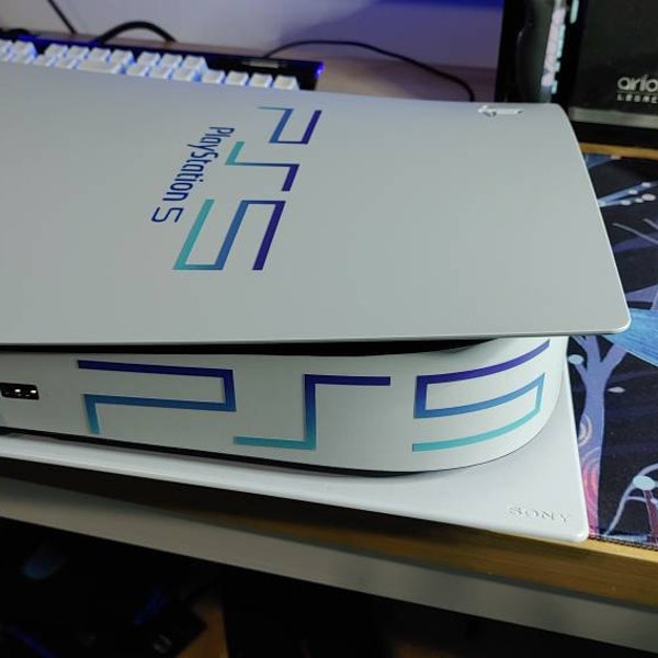 Retro PS5 Playstation 2 Logo Sticker, PS2 Logo Vinyl Decal Sticker for ...