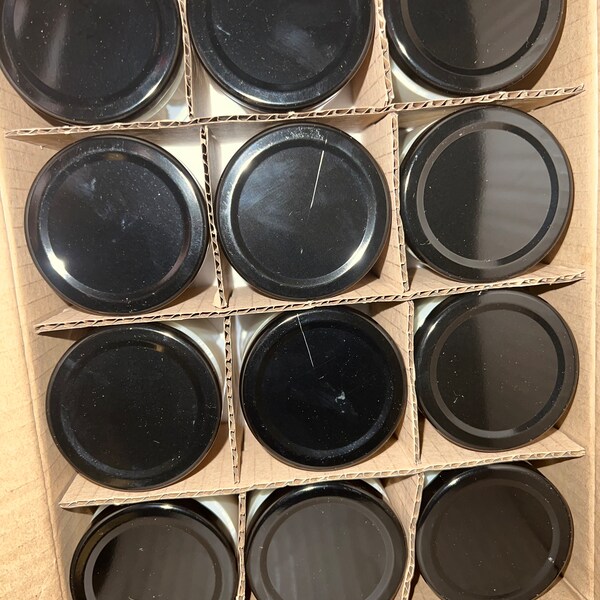 4OZ Bulk Candles Wholesale Black Lid No Label 12 Pack Wholesale Luxury ...