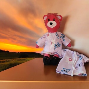 Teddy Rag Doll Cut and Sew Fabric Panel dress Me Bestie BETSY BEAR ...