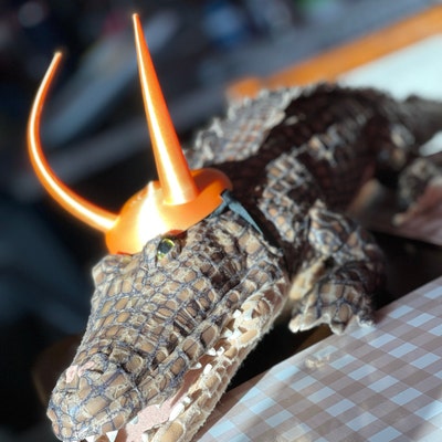 Loki Croki Horns for Crocodile Alligator Dog Custom Size PLUSH NOT ...
