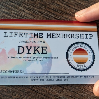 Custom LGBTQAI and Other Membership Cards Add You Own Photo ...