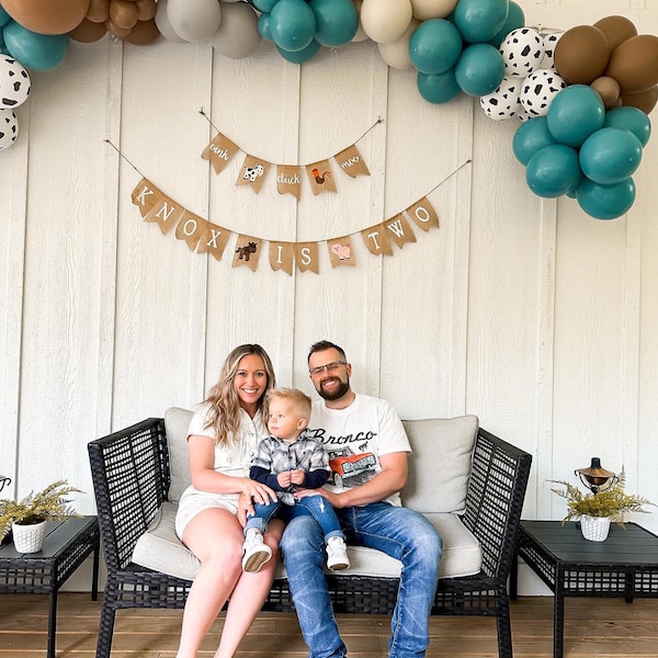 Farm Balloon Garland Kit/ Cow Print Balloon Arch/ Farm Theme Party ...
