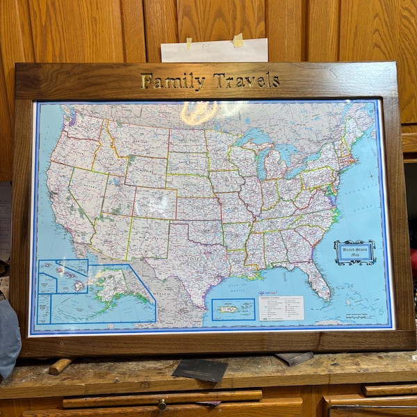 Wyoming State Wall Map Large Print Poster - 32"wx24"h - Etsy