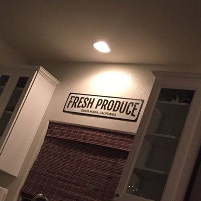 Fresh Produce Sign, Personalized Farm Sign, Custom Farmer Market Sign ...