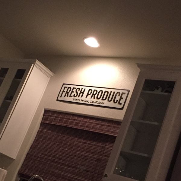 Fresh Produce Sign, Personalized Farm Sign, Custom Farmer Market Sign ...