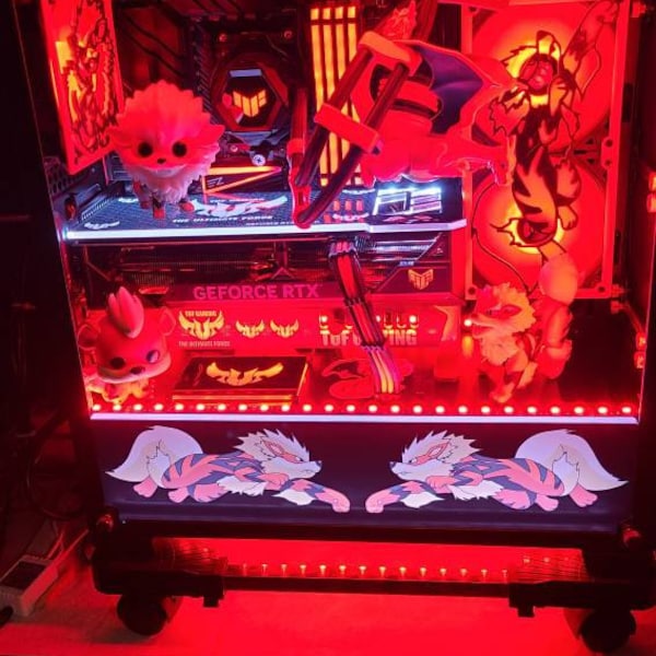 Custom Pc Plate, Gaming Computer Custom RGB Psu Cover Plate, PSU Shroud ...