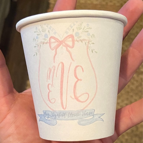 Custom Paper Cups: 8oz - 12oz - 16oz Print Any Design of Yours, Small ...