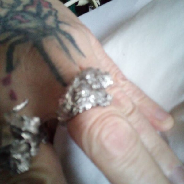 Silver Pope John Paul Ring, Father of Christians Pope John Paul Jewelry ...