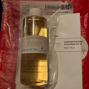 Cashmere Premium Fragrance Oil for Crafting Making Aroma Bead Car ...