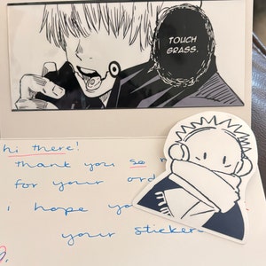 Inumaki Toge Flex Manga Panel Sticker Jujutsu Kaisen - Etsy