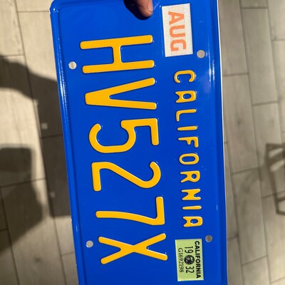 France F Euro European License Plate Custom Number Plate Embossed ...